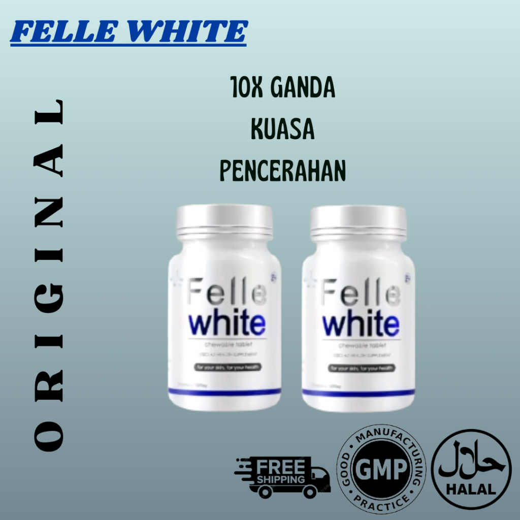 Promo Felle White Original Hq Supplement Pemutih Seluruh Tubuh Dan ...