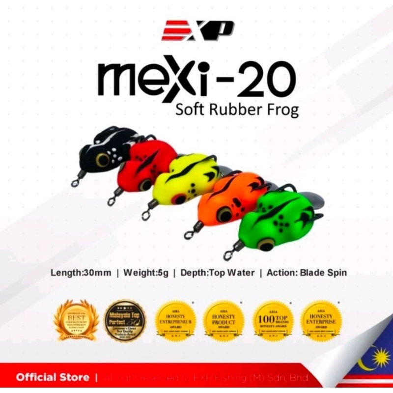 EXP SOFT FROG MIXI－20 （30mm 5g） | Shopee Malaysia