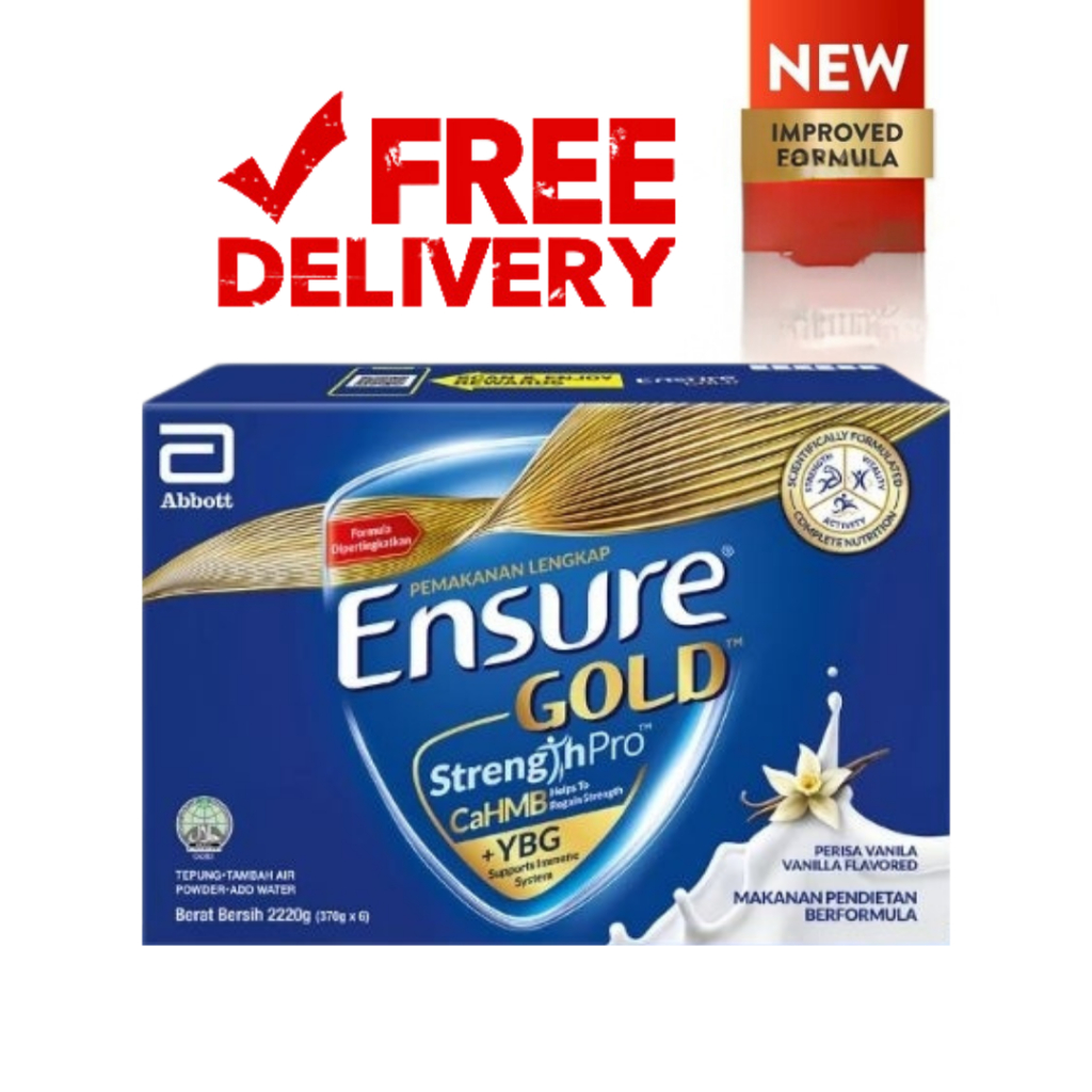 [New Improved Formula] Ensure Gold - Vanilla (400g | 850g | 1.6kg | 2.22kg) - EXP: 06/2025 ...