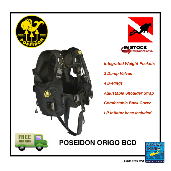 POSEIDON Origo BCD for Scuba Diving | Shopee Malaysia