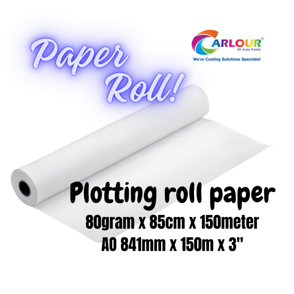 Masking Plain Paper Roll 80 gram Plain 85cm x 150m Car Bus Renovation ...