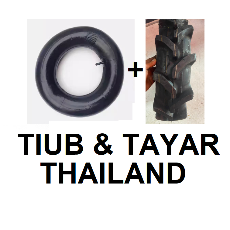 Tire Tractor Tyre Traktor Tayar Kubota 5.00-12 Tyre Tube Tayar Tiub ...