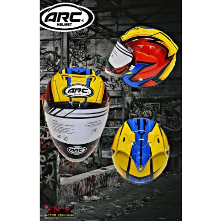 [READYSTOCK] ARC HELMET RITZ [FLASH YELLOW] LASTEST 2024 | Shopee Malaysia