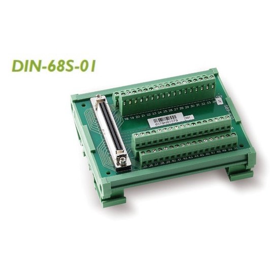 ADLINK DIN-68S-01 Terminal Board with One 68-pin SCSI-II Connector NEW ...