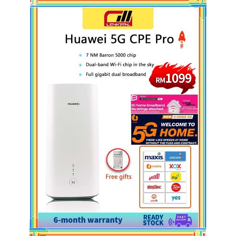 New Huawei 5G CPE Pro 5G wifi Pro H112-370 lte hotspot NSA | Shopee Malaysia