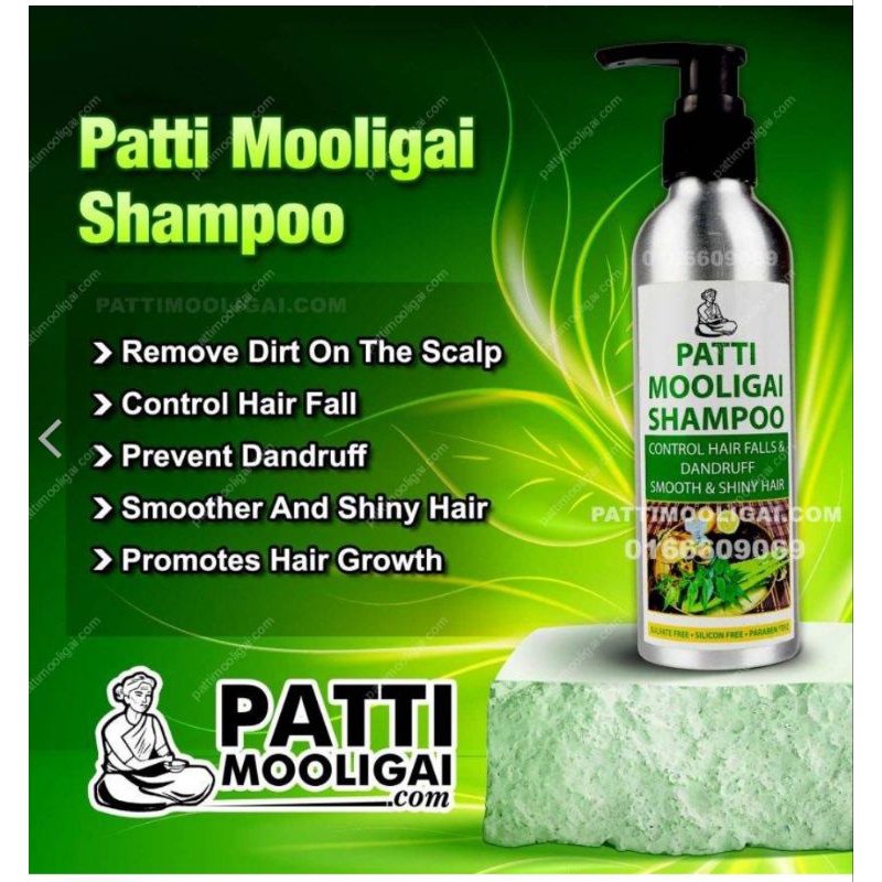NEW STOCK*** NEW ARRIVAL**PATTI MOOLIGAI HAIR SHAMPOO | Shopee Malaysia