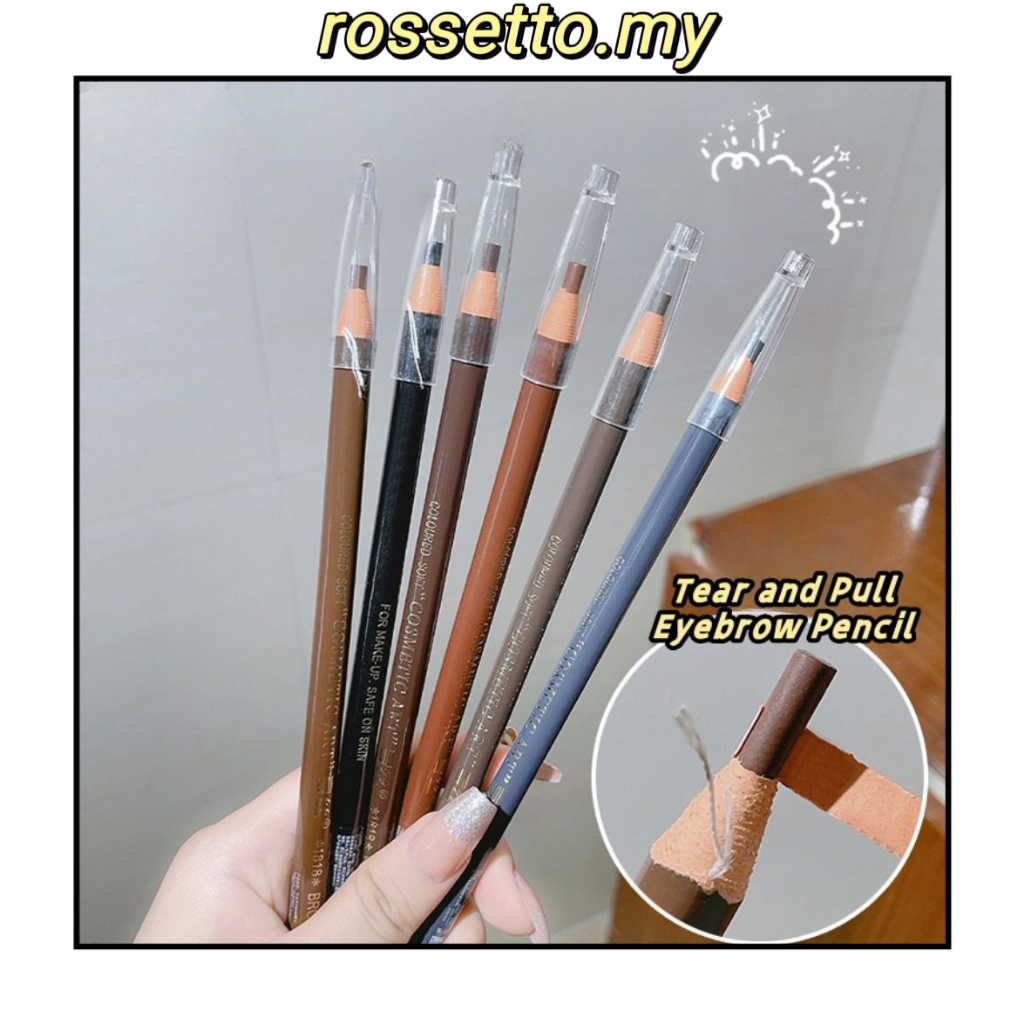 [READYSTOCK] Pull and Tear Eyebrow Pencil - Long-lasting, Waterproof ...