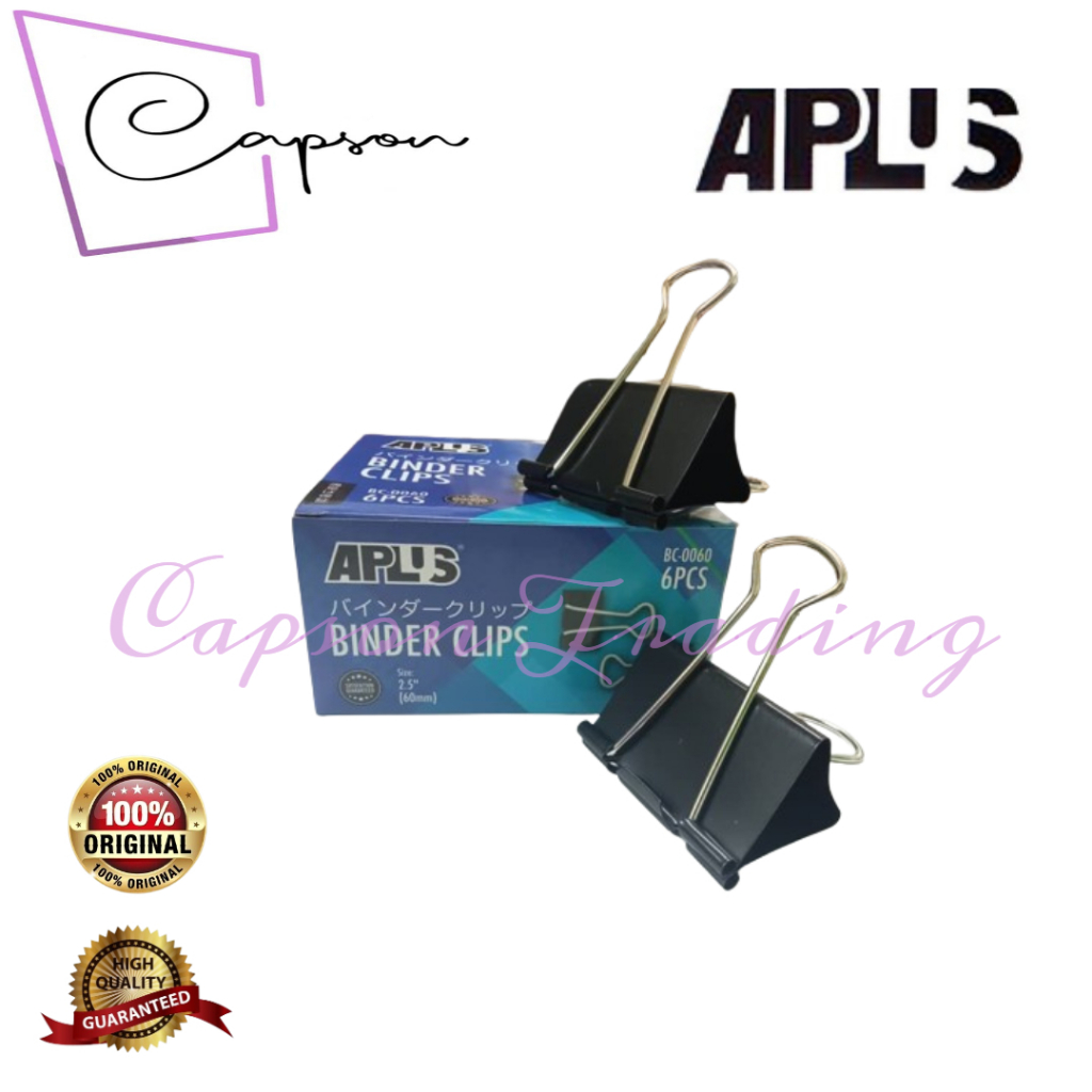 APLUS BINDER CLIPS (12Pcs per box) | Shopee Malaysia