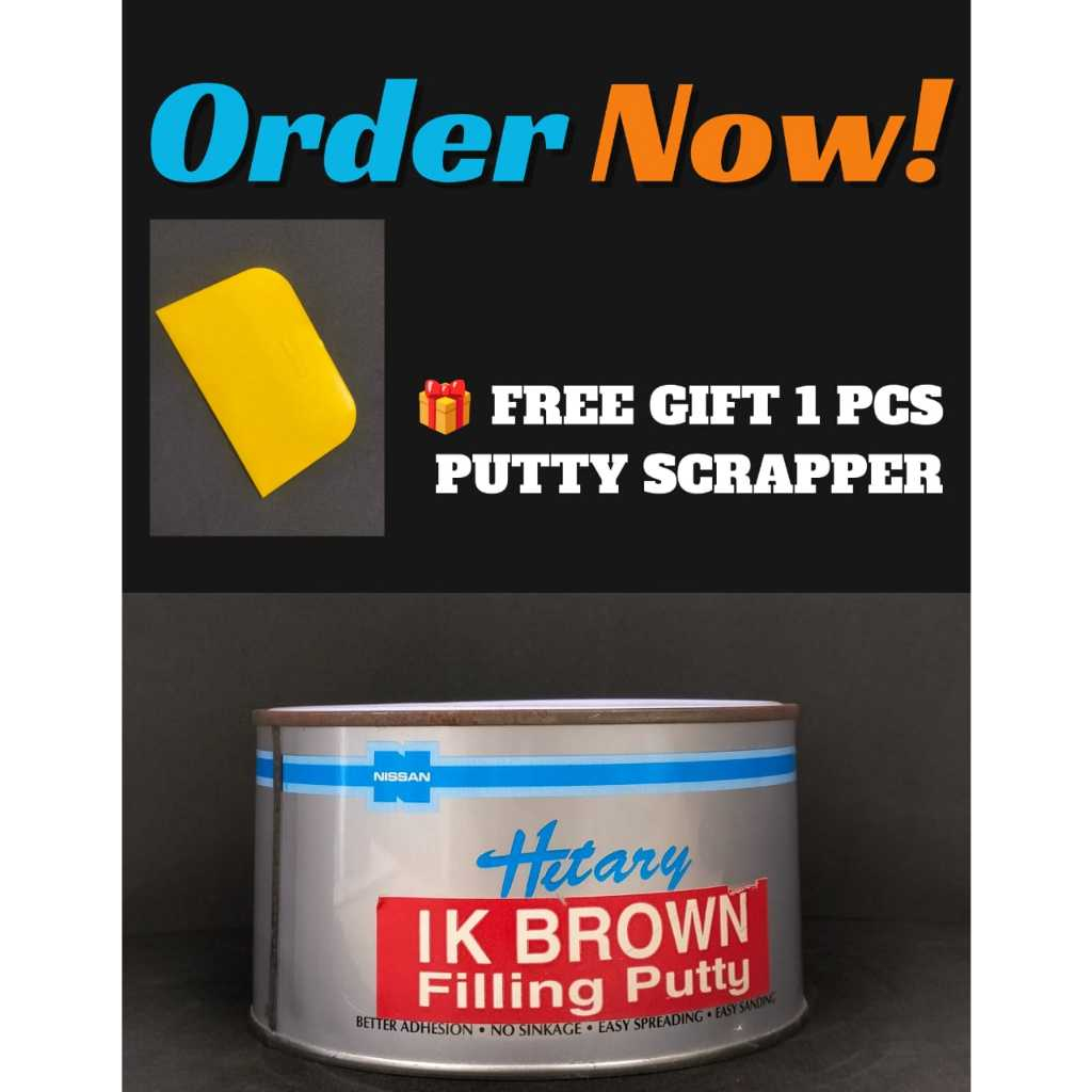 1KG HITARY 1K BROWN PUTTY / SIMEN HALUS KERETA(FREE 1 PCS PUTTY ...