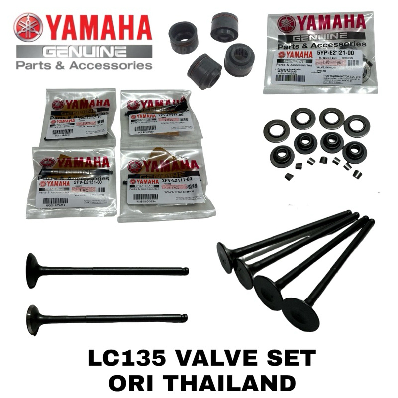 LC135 FZ150I Y15ZR STD ORI VALVE SET 4PCS | Shopee Malaysia