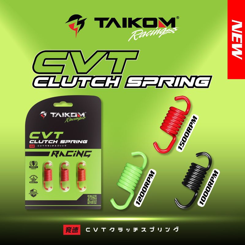 Taikom RACING CVT CLUTCH SPRING 1000/1200/1500 RPM YAMAHA EGO Ego-S ...