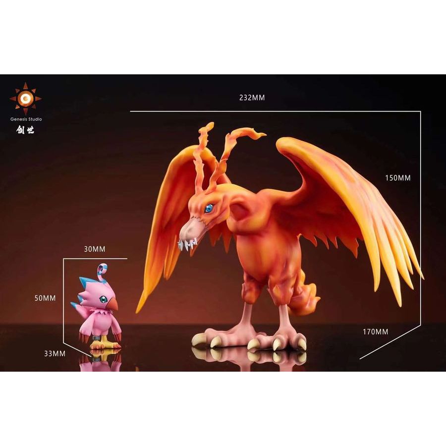 Genesis Studio - Birdramon & Biyomon Digimon Resin Statue GK Anime ...