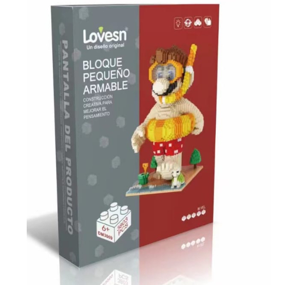 LOVESN MINI BLOCK : SUPER MARIO SCUBA DIVER (DM3069) | Shopee Malaysia
