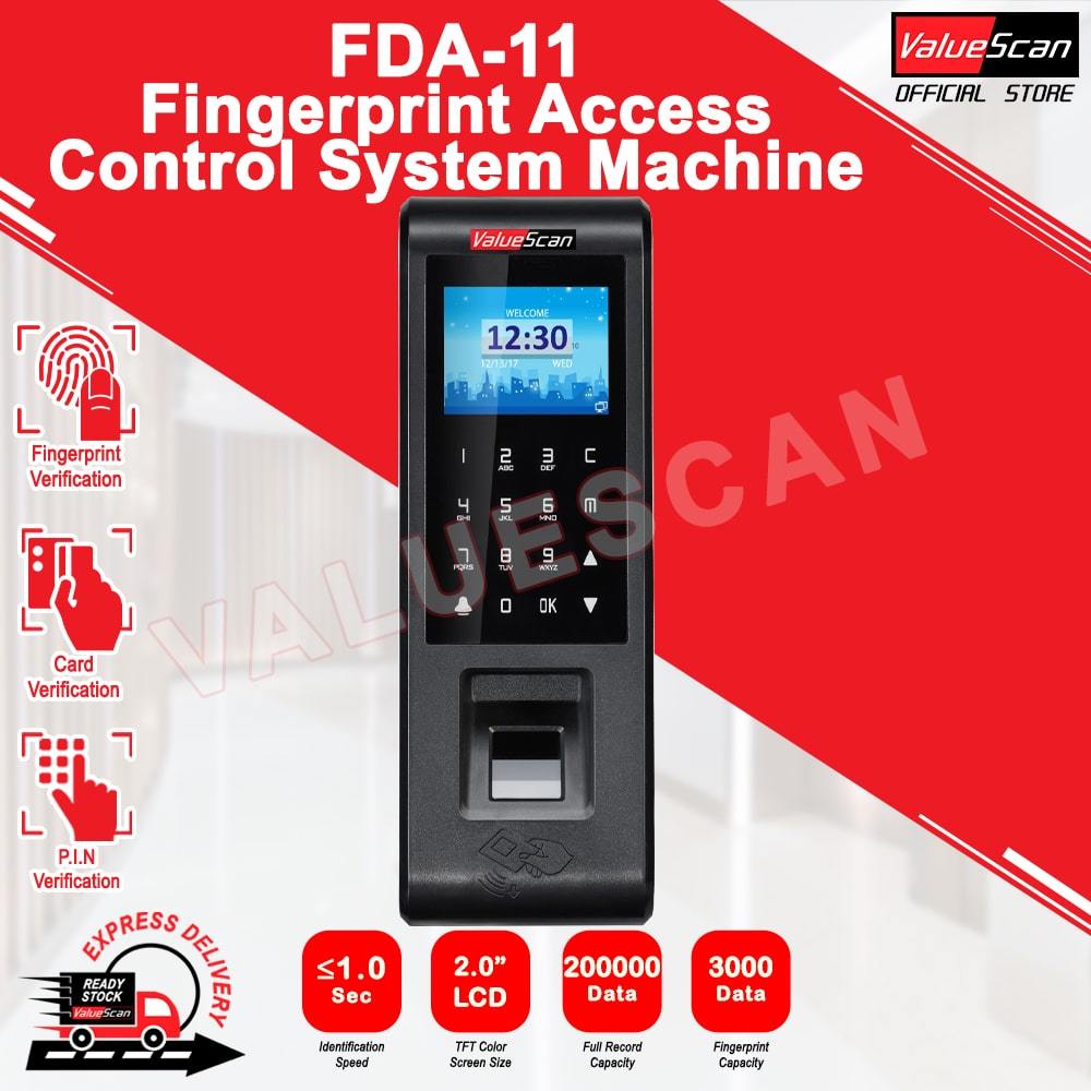 FDA-11 Fingerprint Door Access Control System & Attendance Terminal | Shopee Malaysia