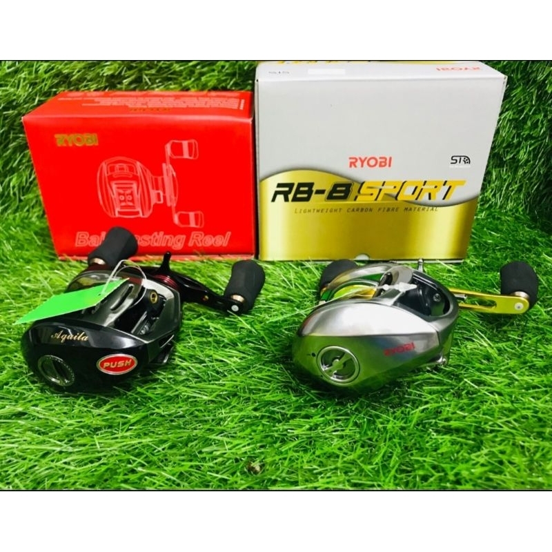 RYOBI RB-8 SPORT AND AQUILA BC BAITCASTING FISHING REEL | Shopee Malaysia