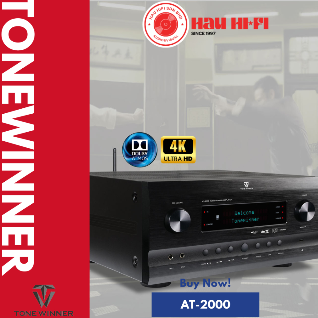ToneWinner AT2000 11.2CH/285W Dolby Atmos DTSX AV Receiver | Shopee ...