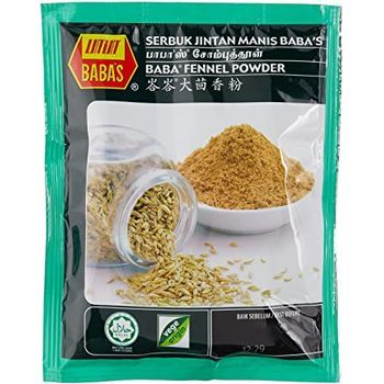 Organic FENNEL Powder by BABAs Malaysia, Serbuk Jintan Manis BABAs ...