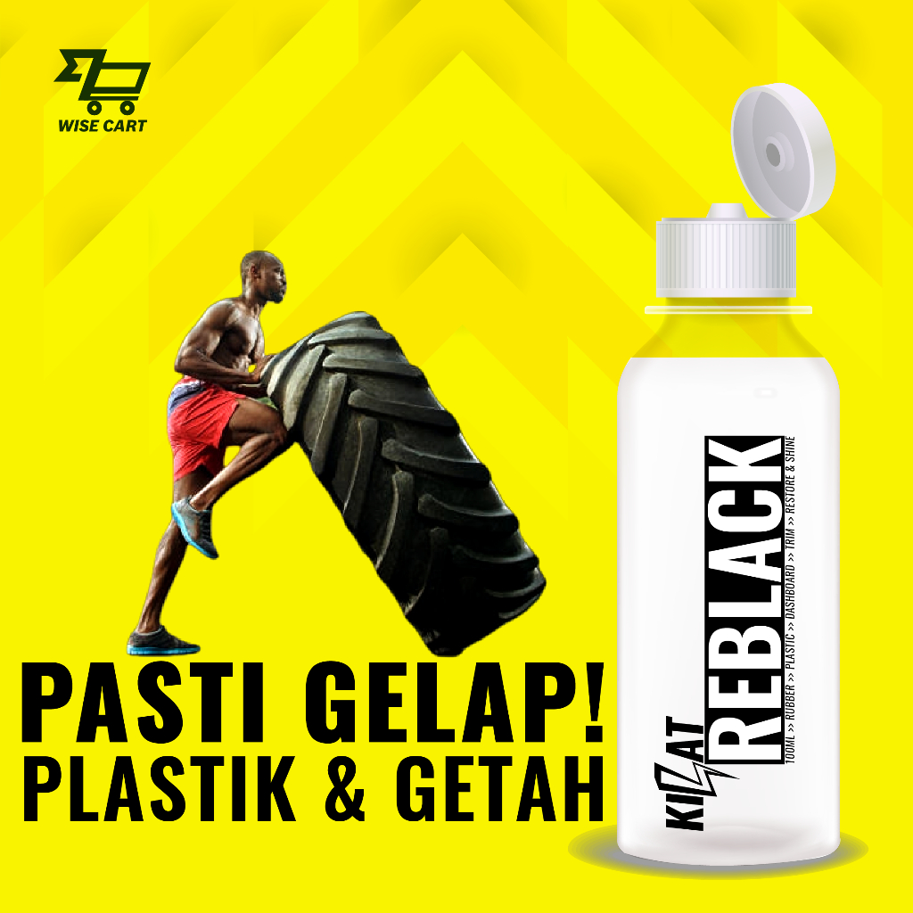 KILAT RE BLACK - Restore | Plastik | Tire/Tayar | Dashboard/Dash | Trim ...