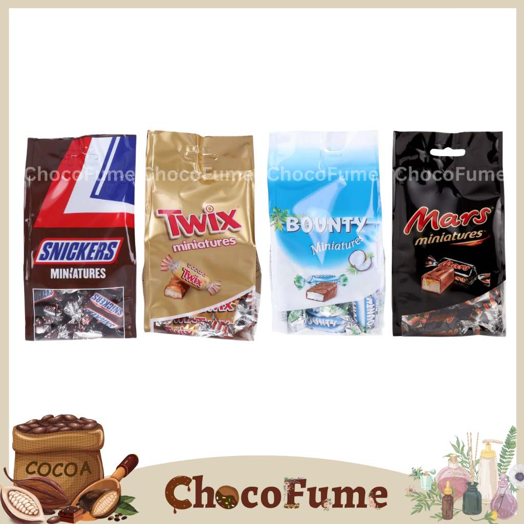 Mars/ Snickers/ Twix/ Bounty Miniatures 220g | Shopee Malaysia
