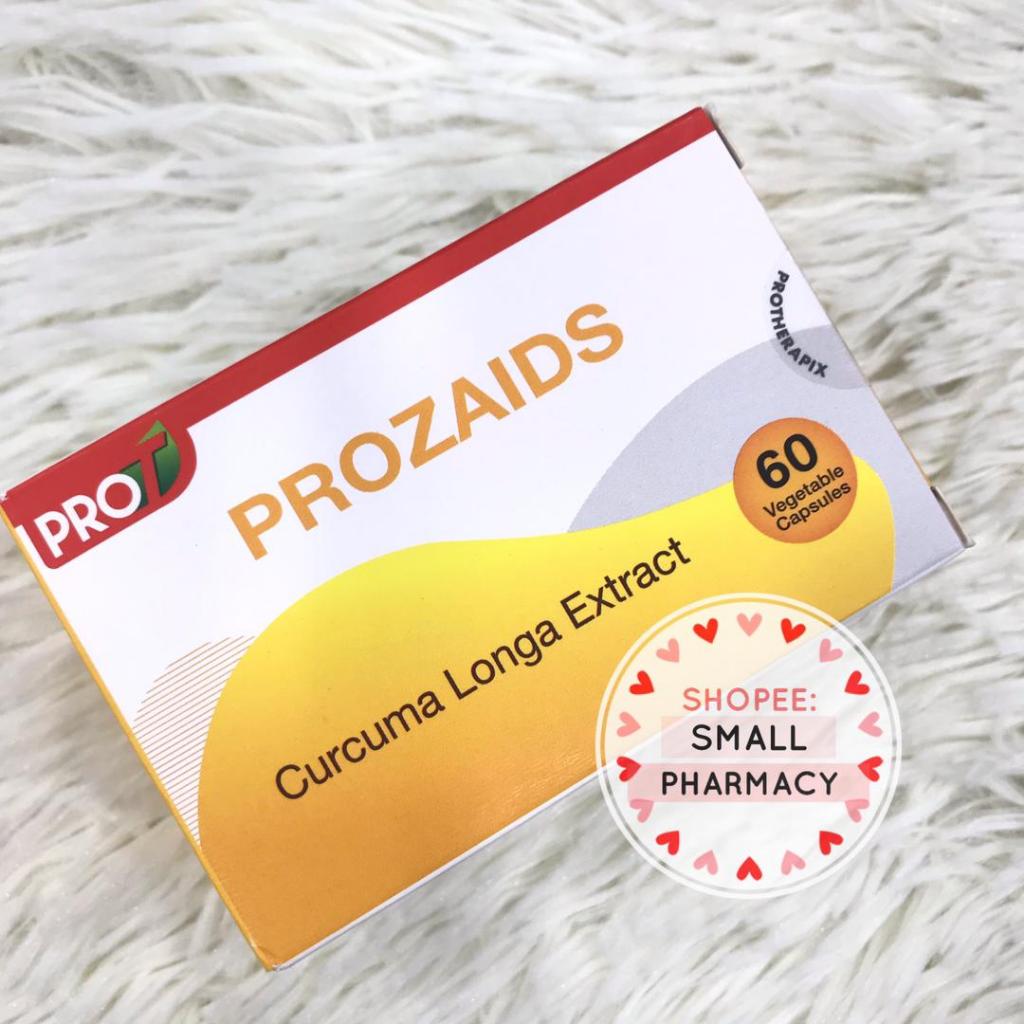 Prozaids 480mg Curcuma Longa Extract 60 Vegetable Capsules 205290 ...