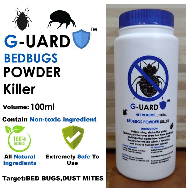 BED BUG POWDER KILLER by G-UARD - Highly Effective Formula [NEXT DAY ...