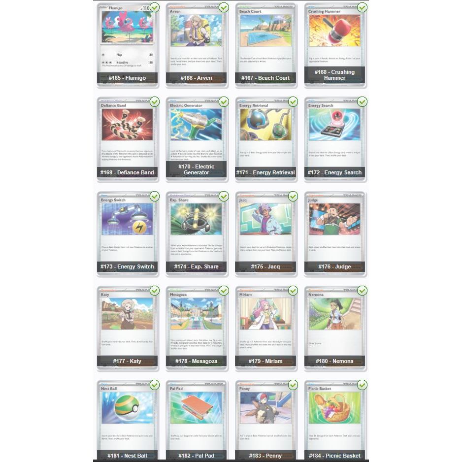 Pokemon TCG Cards SV01 Scarlet & Violet - Trainer cards/ Supporter ...