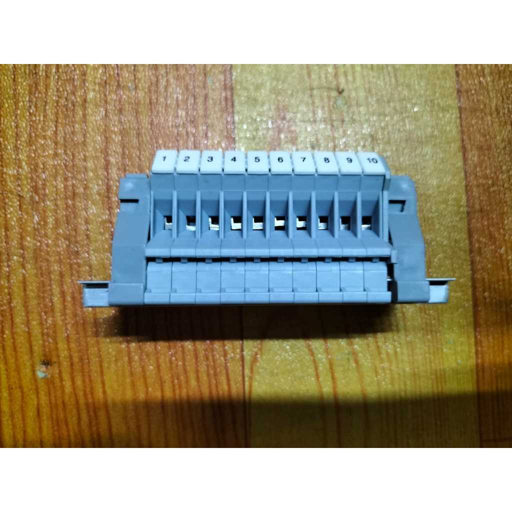 Power Distribution DIN Rail Terminal Block 10P 20P Connector 32A 41A 57A 800V UK2.5B UK5N UK6N ...