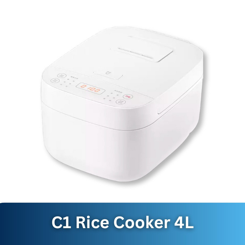 Xiaomi Mijia C1 Rice Cooker Non Sticky (3L/4L/5L) 24hrs Timer, 24 cooking modes | Shopee Malaysia