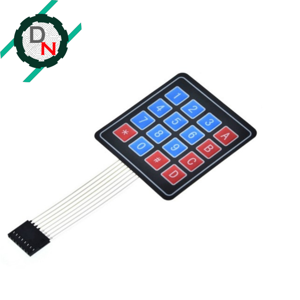 New 16 Key 4*4 Membrane Switch Keypad 4x4 Matrix Array Matrix keyboard for arduino smart car ...