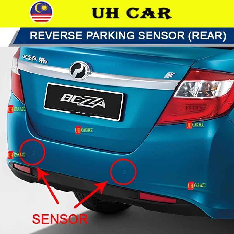 Perodua Bezza Myvi Axia Aruz 2018 Rear Bumper Reverse Parking Sensor ...