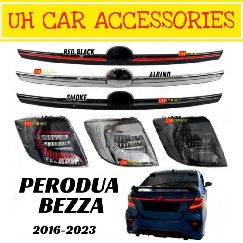 PERODUA BEZZA 2016-2023 LED TAIL LAMP TAIL LIGHT BRAKE LIGHT DRL TRUNK ...