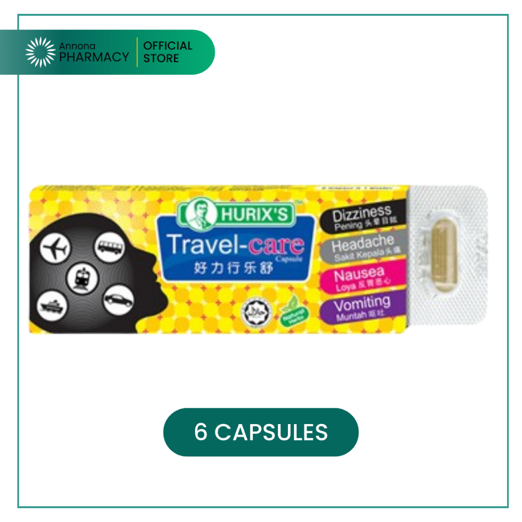 HURIX'S Travel-Care Capsule ( 6's ) | Shopee Malaysia