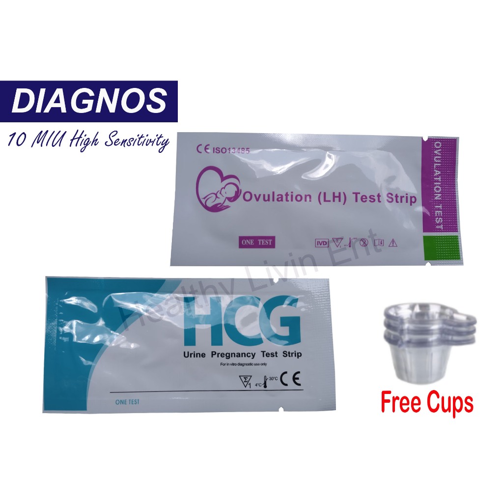 Ujian Ovulasi Kesuburan OPK Ovulation UPT Urine Pregnancy Test Strip ...