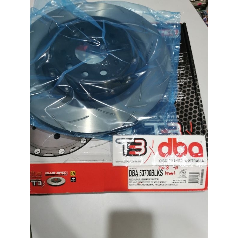 DBA T3-5000 Honda civic type FK8R FK2 front disc brake 2 piece 350mm ...