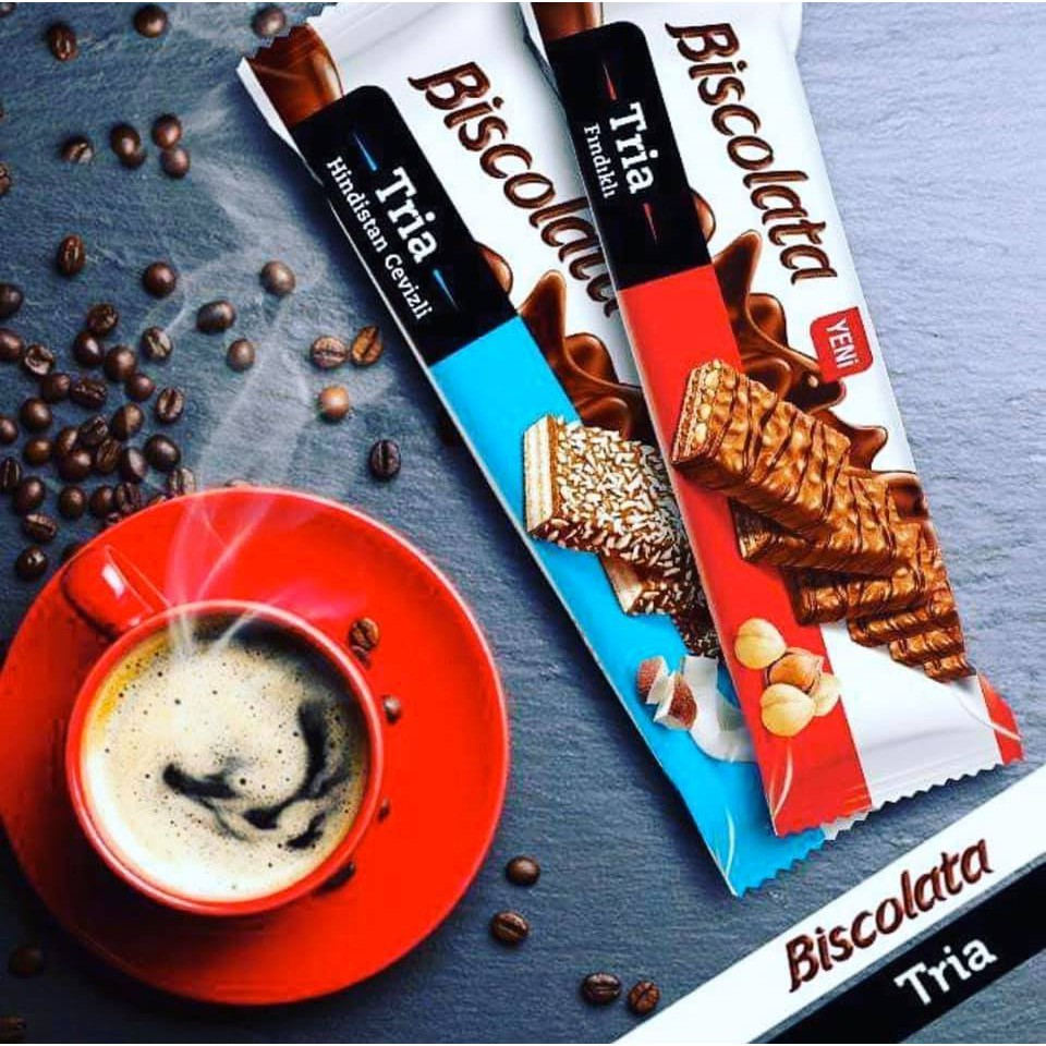 BISCOLATA TRIA HAZELNUT/COCONUT WAFER 100G | Shopee Malaysia
