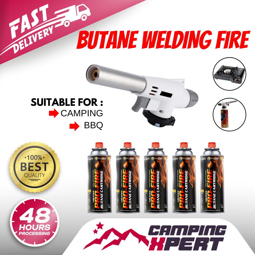 PRODIY 5 Cans Butane Burner Welding Fire Maker Flame For Stoves ...