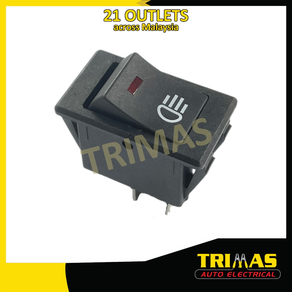 4 Pin Fog Light Square Toggle Switch (1pc) | Shopee Malaysia