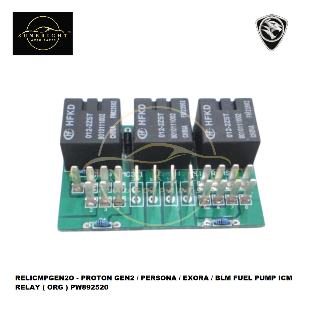 PROTON GEN2 / PERSONA / EXORA / BLM FUEL PUMP ICM RELAY ( ORG ...