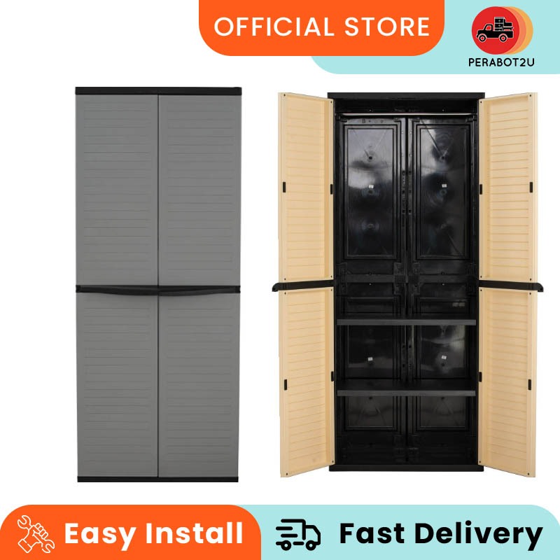 P2U Almari Baju / Almari Serbaguna / Large Wardrobe / Multipurpose ...