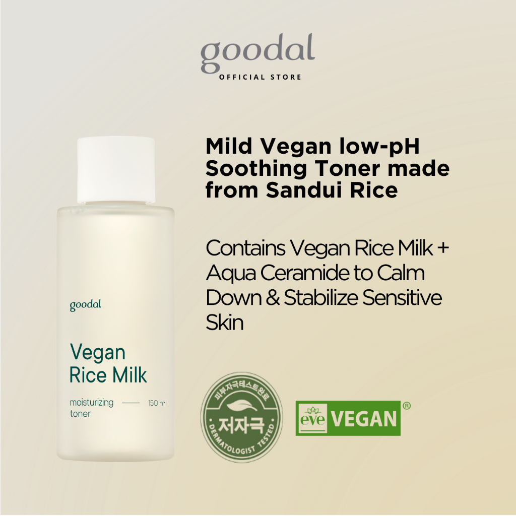 EXP JUNE 2026 Goodal Official Vegan Rice Milk Moisturizing Toner (150ml ...