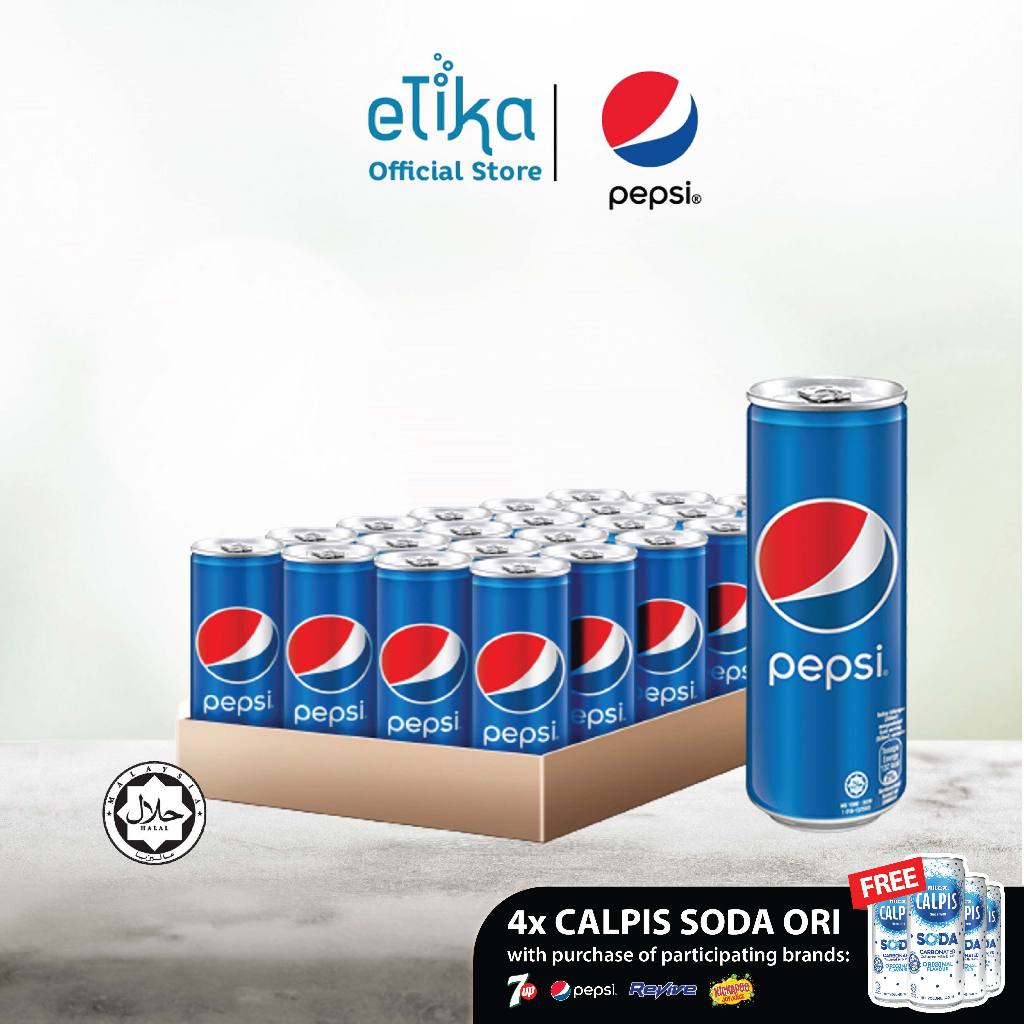 Pepsi Cola (320ml x 24 Cans) | Shopee Malaysia