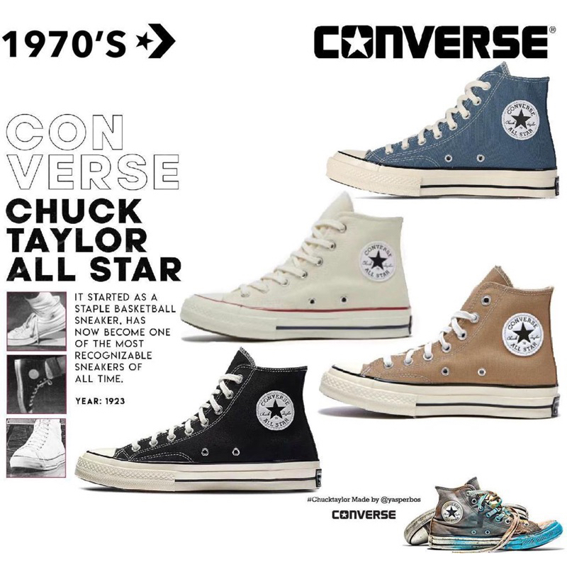 Converse 1970 Top Quality Casual Highcut Trendy Sneakers Shoes Kasut ...
