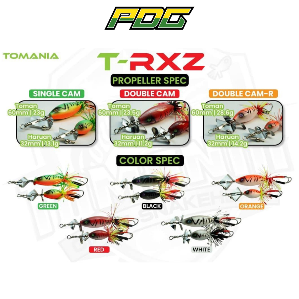 PDG Tomania T-RXZ Toman T-RXZ Toman Rxz Tomania Gewang Toman Rxz Haruan ...