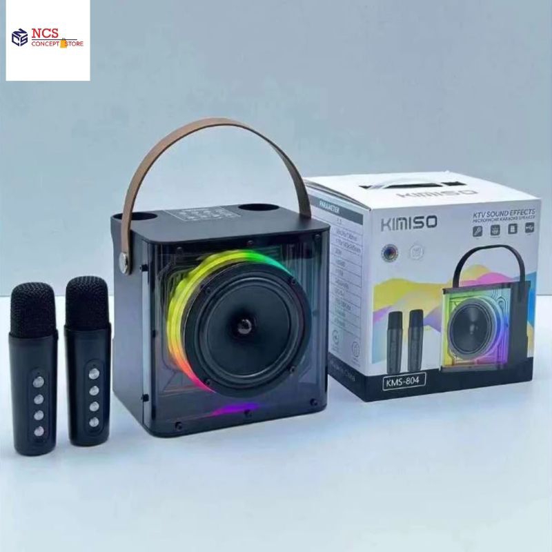 KIMISO KMS-804 | RGB Luminous Wireless Bluetooth | Dual Microphone ...