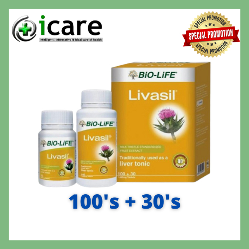 BIO-LIFE LIVASIL 100 + 30'S ( EXP DATE: 09/2026 ) | Shopee Malaysia