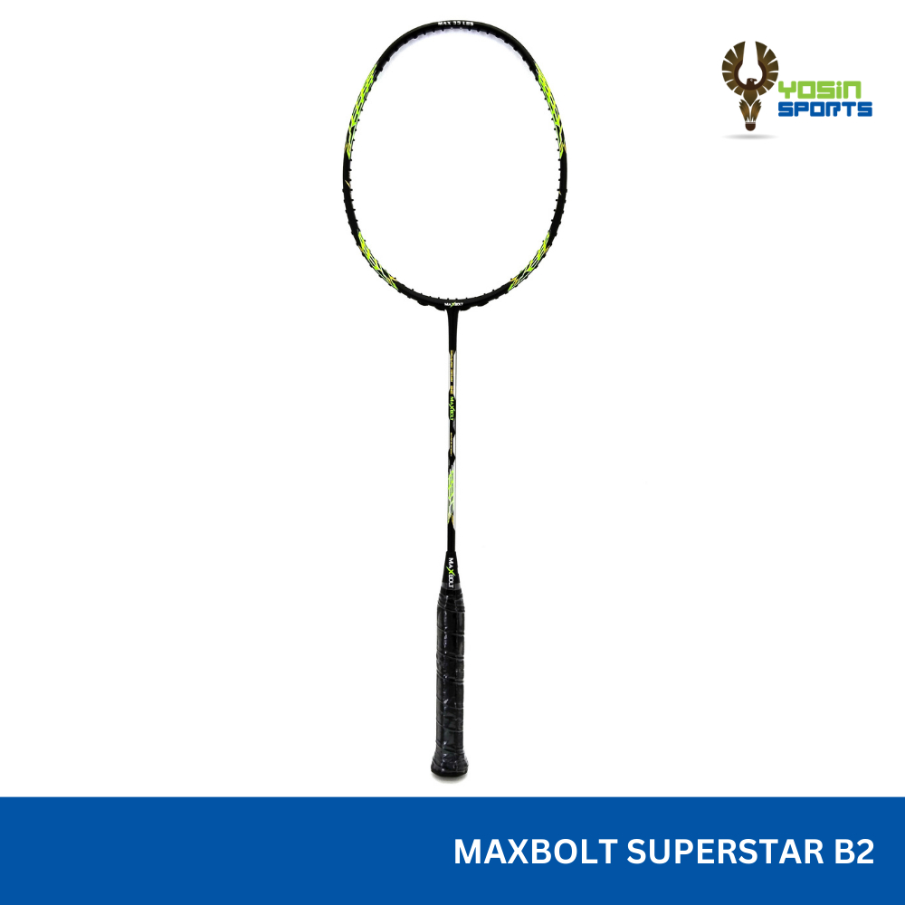 MAXBOLT SUPERSTAR B2 Badminton Racket + Free String & Grip | Shopee ...