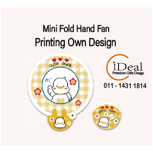 Custom Folding Small Fan Printing Design Event Gifts Ads Mini Fan ...
