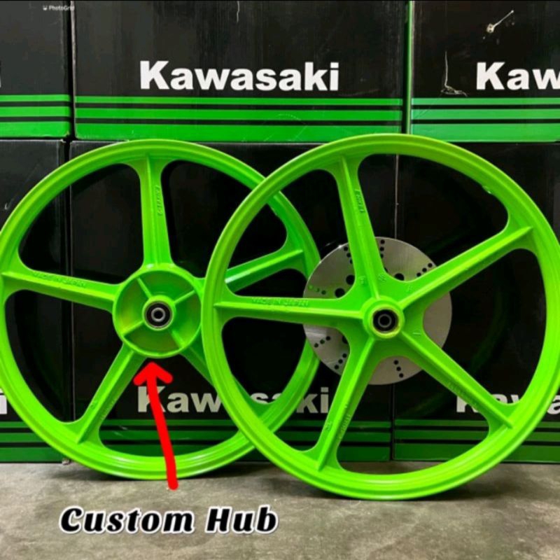 🔥Ar80 KAWASAKI SPORT MESIN BESI TEBAL EX5 DREAM WAVE100 PNP HUB SPROCET ...