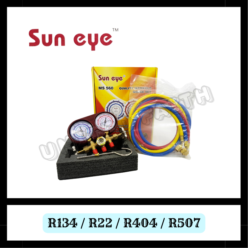 SUNEYE MANIFOLD GAUGE MS560 R22/R134A/R507A/R404 | Shopee Malaysia