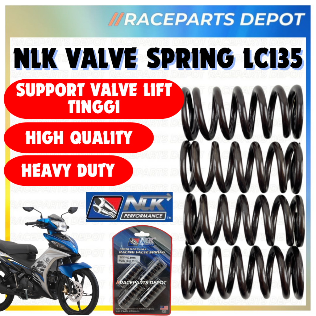 NLK Valve Spring LC135 Oval 2.9MM 3.0MM 3.1MM 3.2MM Spring Valve LC 135 ...